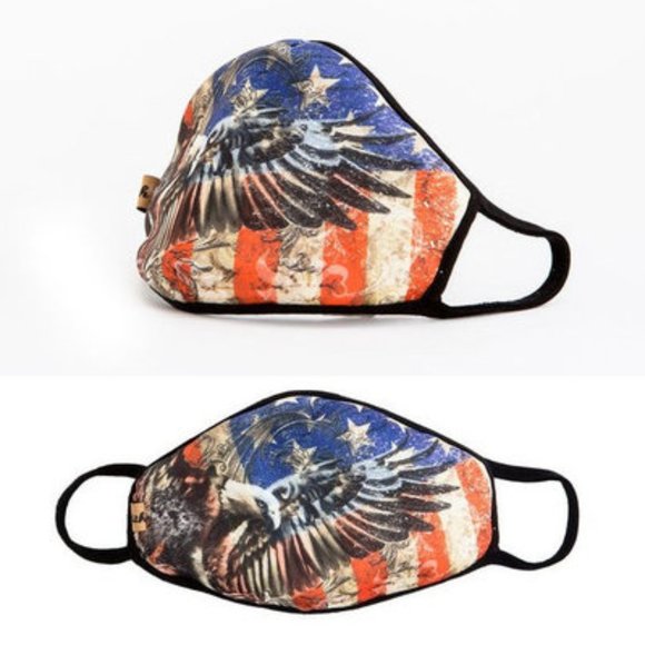 Accessories | American Eagle Us Flag Print Cloth Face Mask | Poshmark